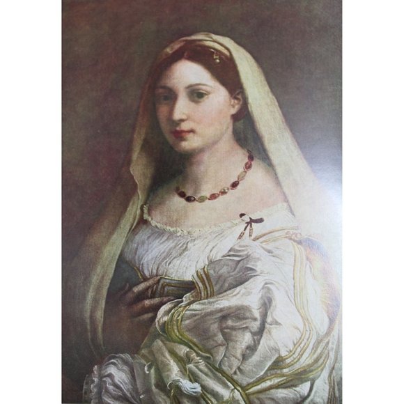 Raphael | Art | Raphael Print La Donna Velata Vintage 54638 | Poshmark